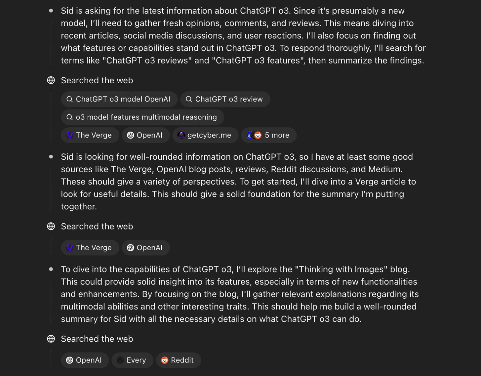 ChatGPT o3 - The First Reasoning Agentic Model - Sid Bharath